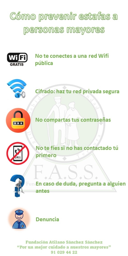 Cómo prevenir estafas a personas mayores - FASS